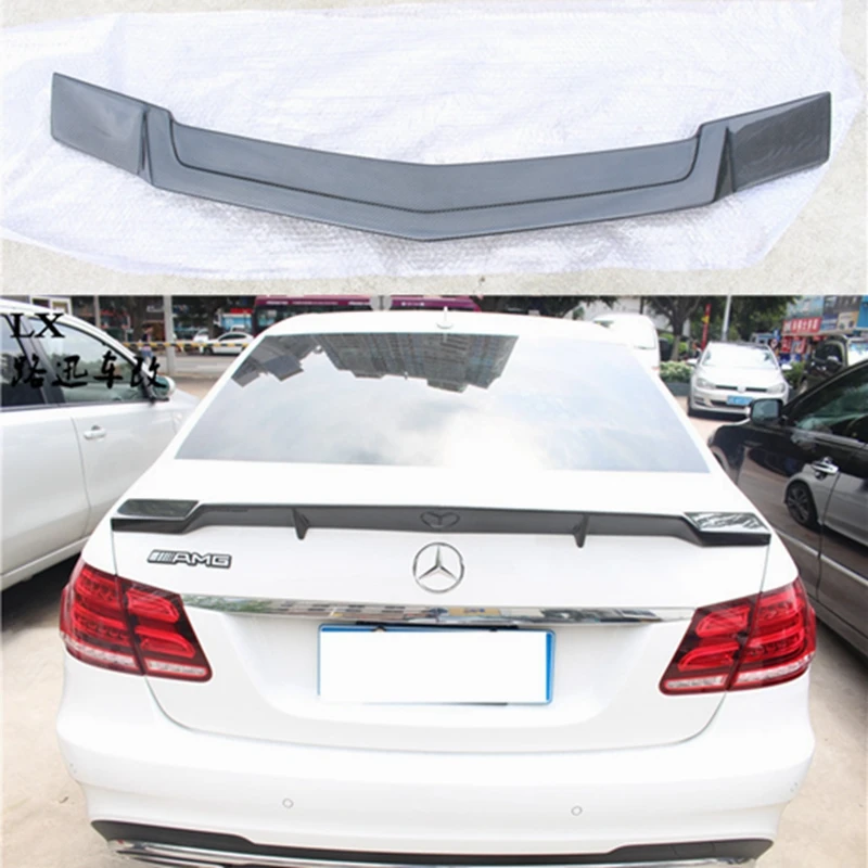 Mercedes W212 Renntech Style Carbon Fiber Rear Trunk Wings Spoiler For ...