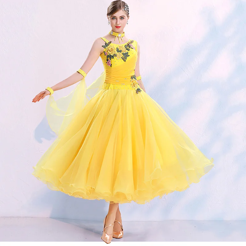 Custom-High-end-Ballroom-Dance-Competition-Dresses-Women-Performance ...