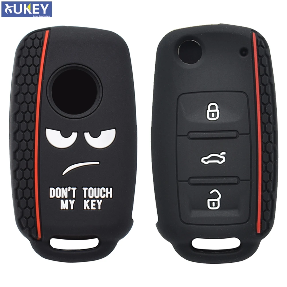 Silicone Remote Key Case For Skoda Fabia Octavia Superb For Seat Leon ...