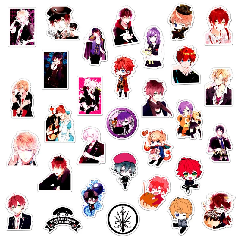 Digital Chibi stickers Diabolik Lovers Anime Drawing & Illustration ...