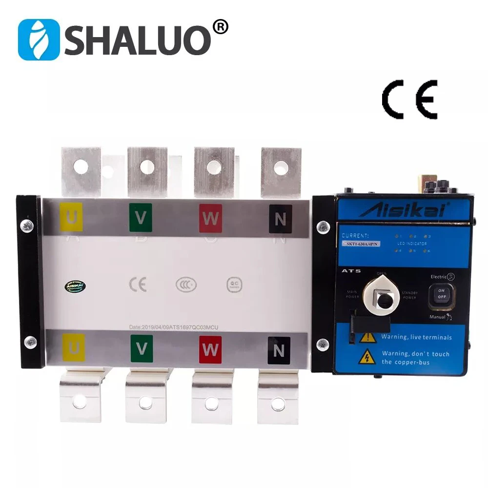 Aisikai Ats 630a 4p Generator Controller Dual Power Automatic Transfer ...