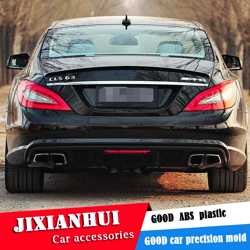 Für Benz W218 Spoiler 2012 2017 ABS Material Auto Hinten Flügel Primer ...