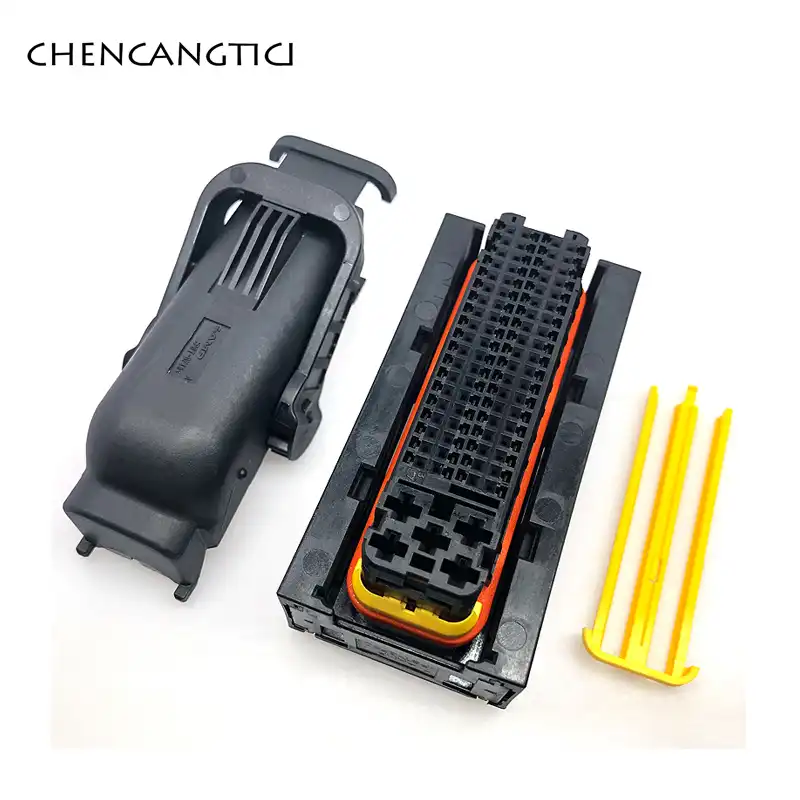64 Pin Connector 64 Pin Automotive ECU Connector - PBT-GF15 Plastic ...