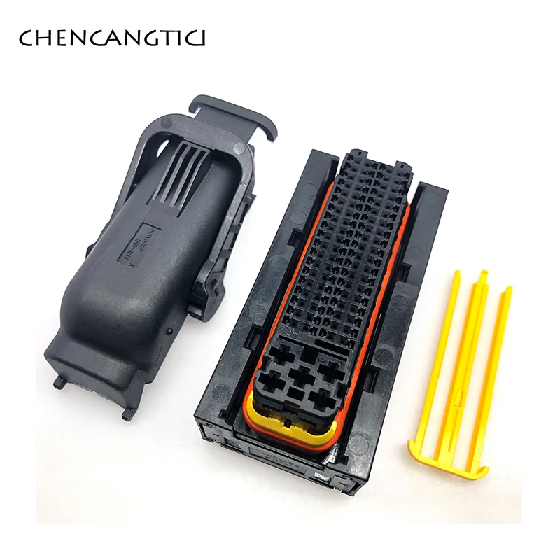 1-Set-TE-AMP-TYCO-81-Pin-Automotive-ECU-Connector-Ignition-Wire-Harness ...