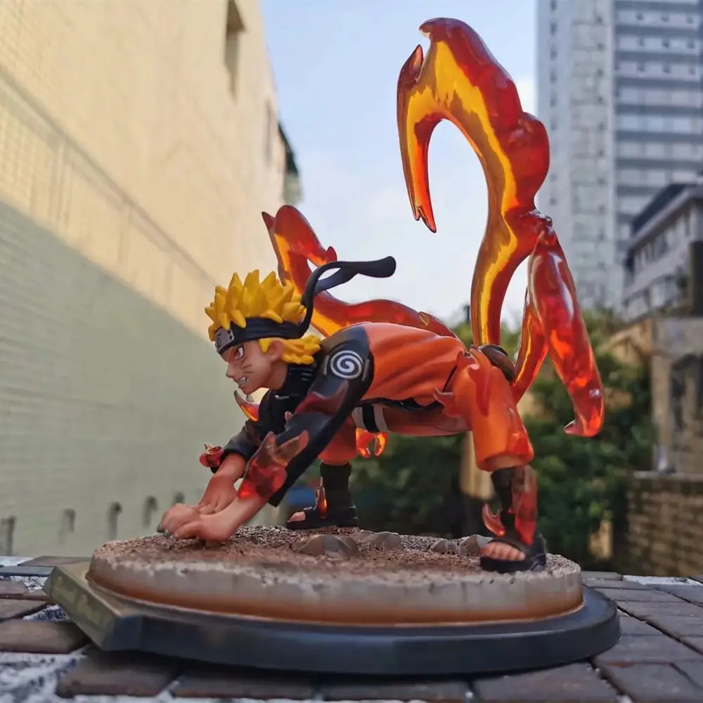 Naruto Kyuubi Kurama Statue Diorama PVC Action Figure Anime Naruto ...