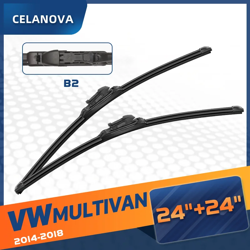 Windshield Wiper Blade For Vw For Volkswagen Multivan 2014-2018 24"+24 ...