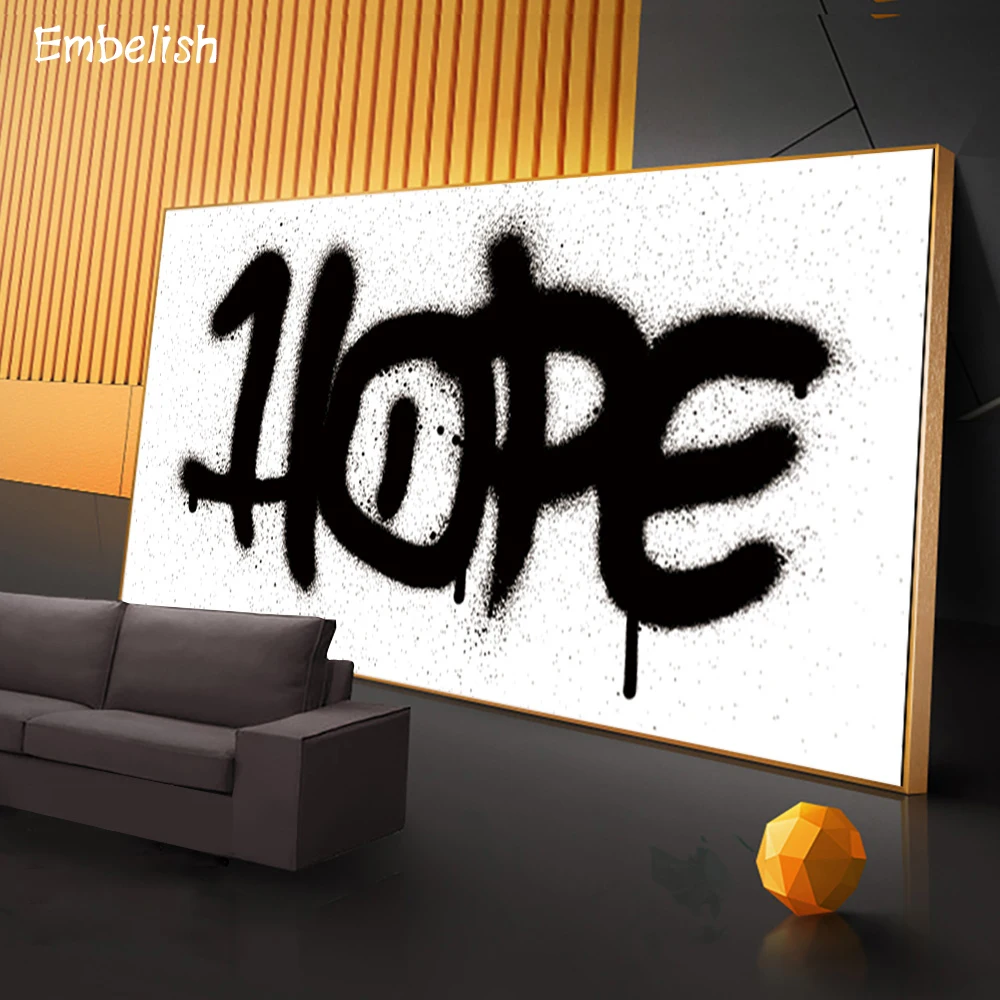 Hope In Graffiti Letters