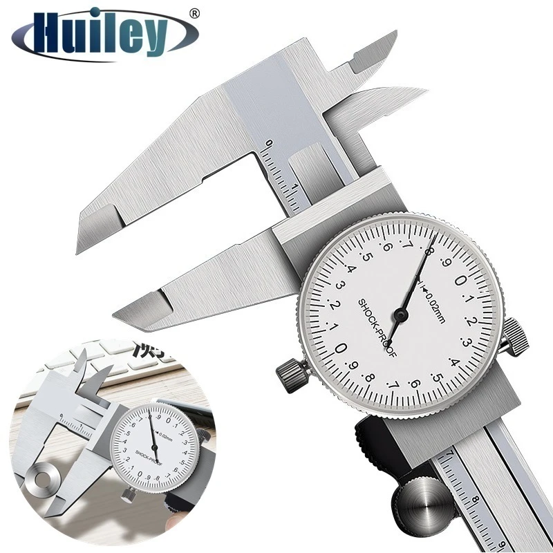 Dial Calipers High Precision Metal Vernier Calipers Shockproof Height ...