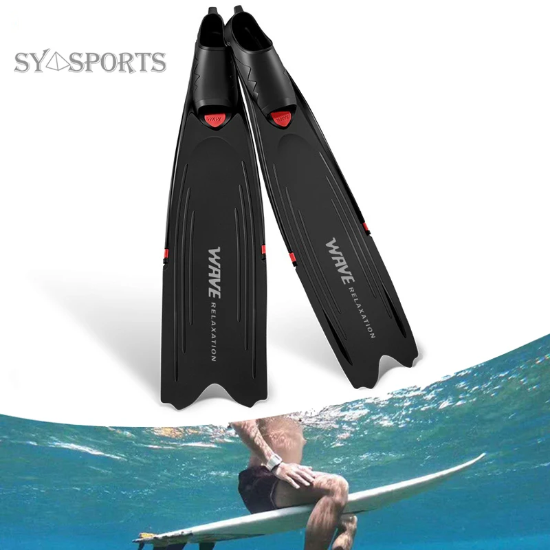 NEW Professional Spearfishing Freediving Fins Flippers PP TPR Scuba ...