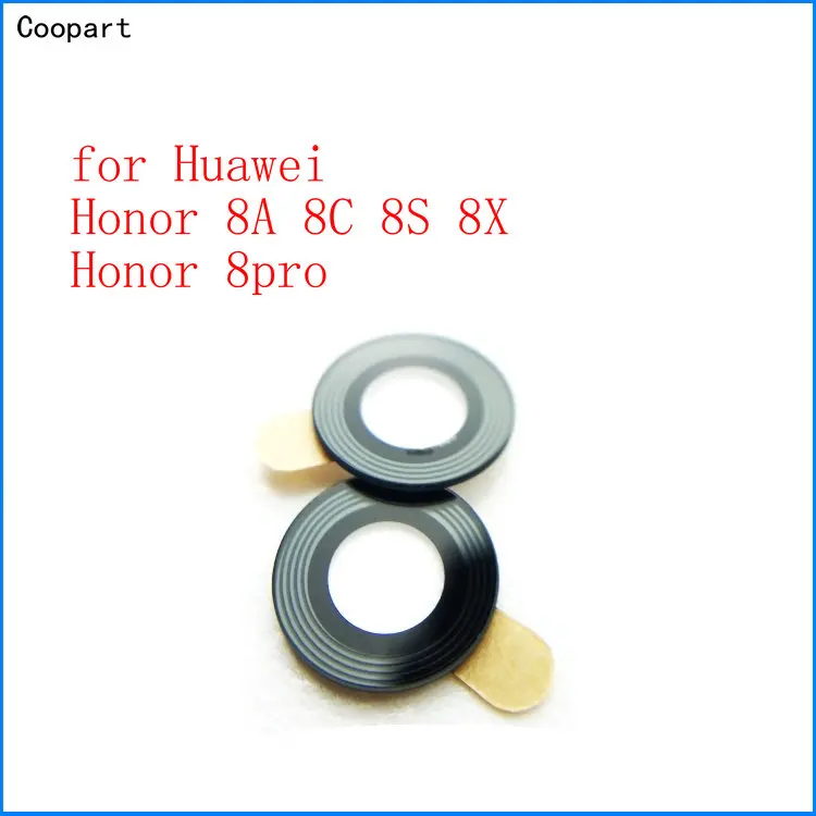 2pcs-New-Back-Rear-Camera-lens-glass-replacement-for-Huawei-Honor-8A-8X ...