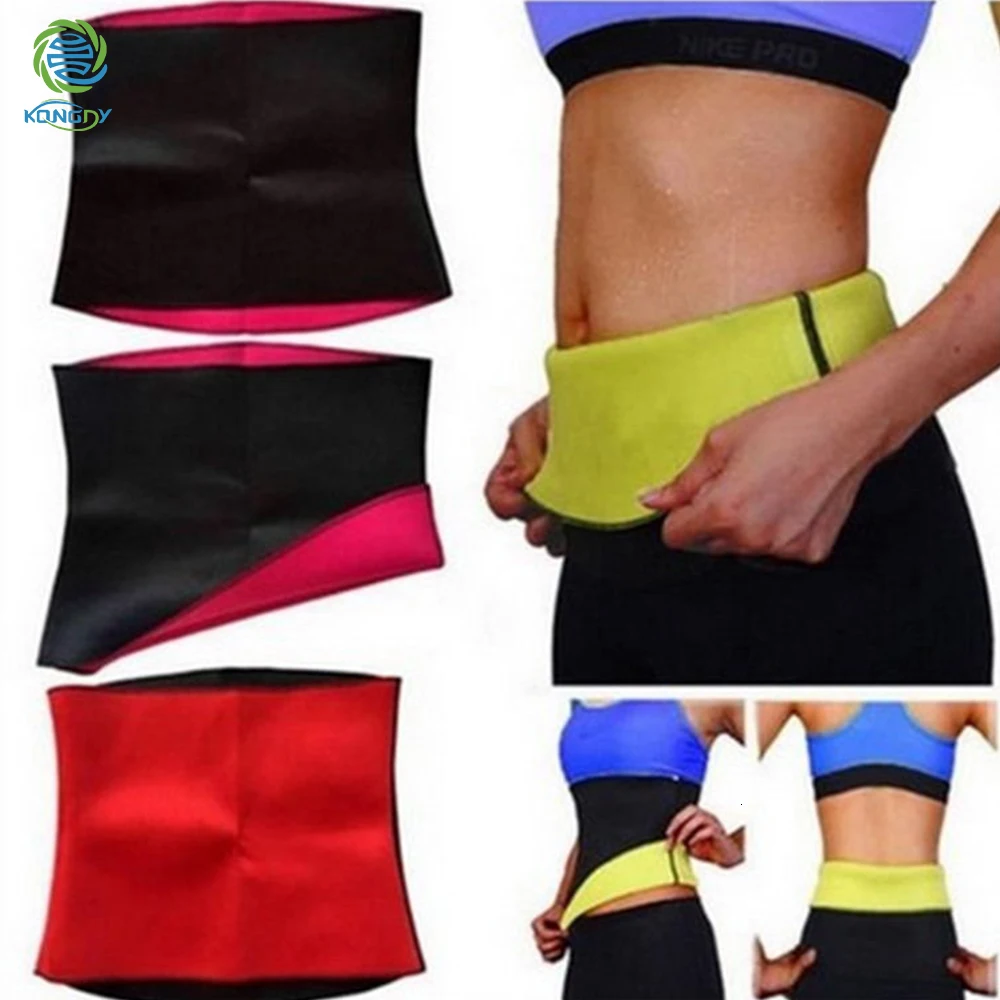 KONGDY пояс для похудения, неопреновый пояс для сжигания жира в брюшной ...