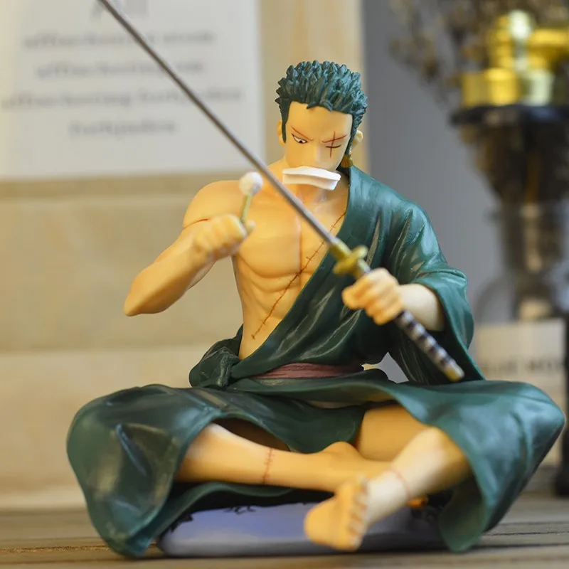 New world Sitting Position Roronoa Zoro Action Fugure | One piece ...