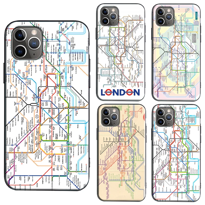 Tube Map London Underground | Iphone 12 Pro Case London | London Cases ...