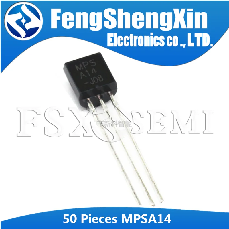 50pcs/lot MPSA14 TO-92 A14 TO92 Transistor Darlington Tube tillescenter ...