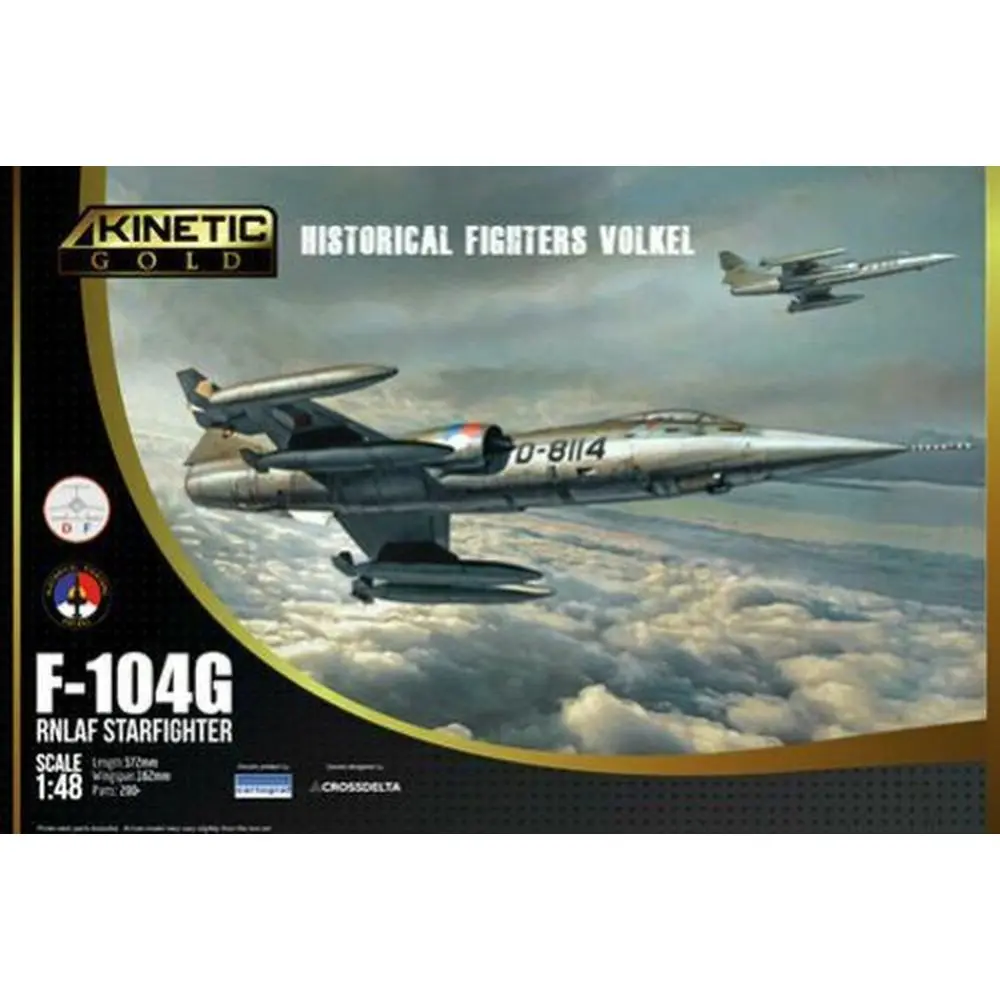 KINETIC K48090 1/48 F-104G RNLAF Starfighter - Scale Model Kit ...