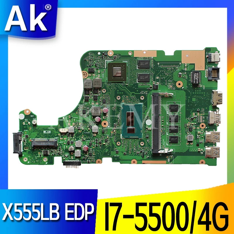 Akemy EDP X555LB Motherboard For ASUS X555LB X555LJ X555LF X555LD X555L ...