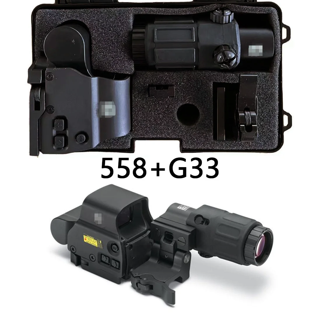 558 Holographic Sight with G33 Highest Quality Magnifying Glass Quick ...