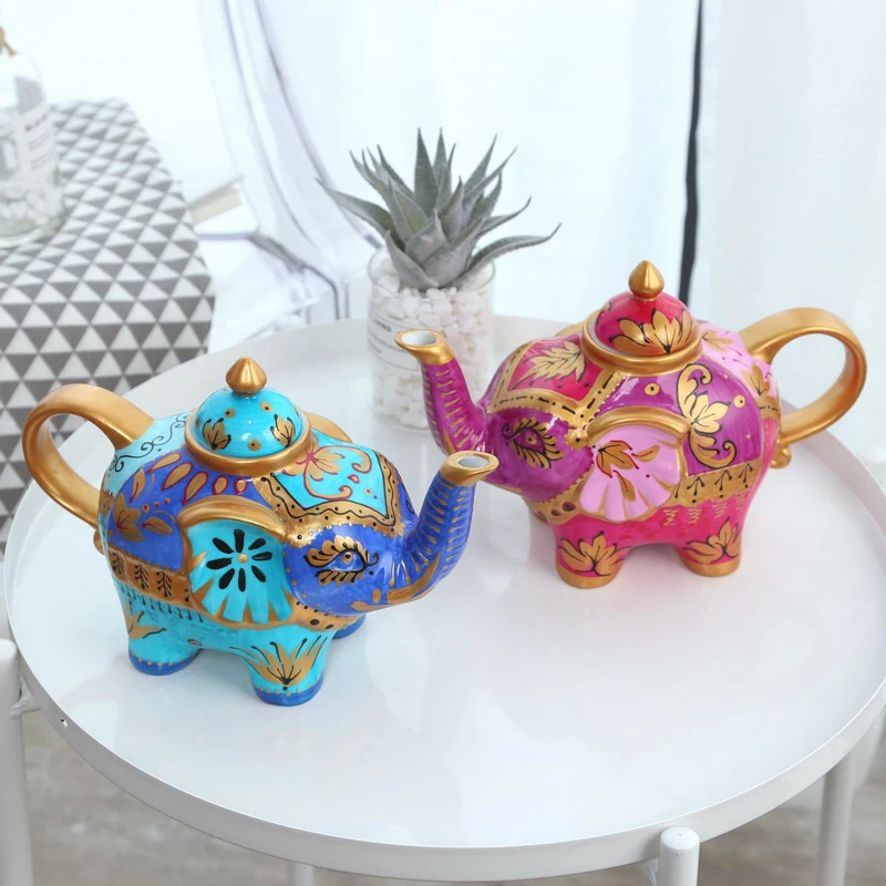 Elephant Ceramic Teapots