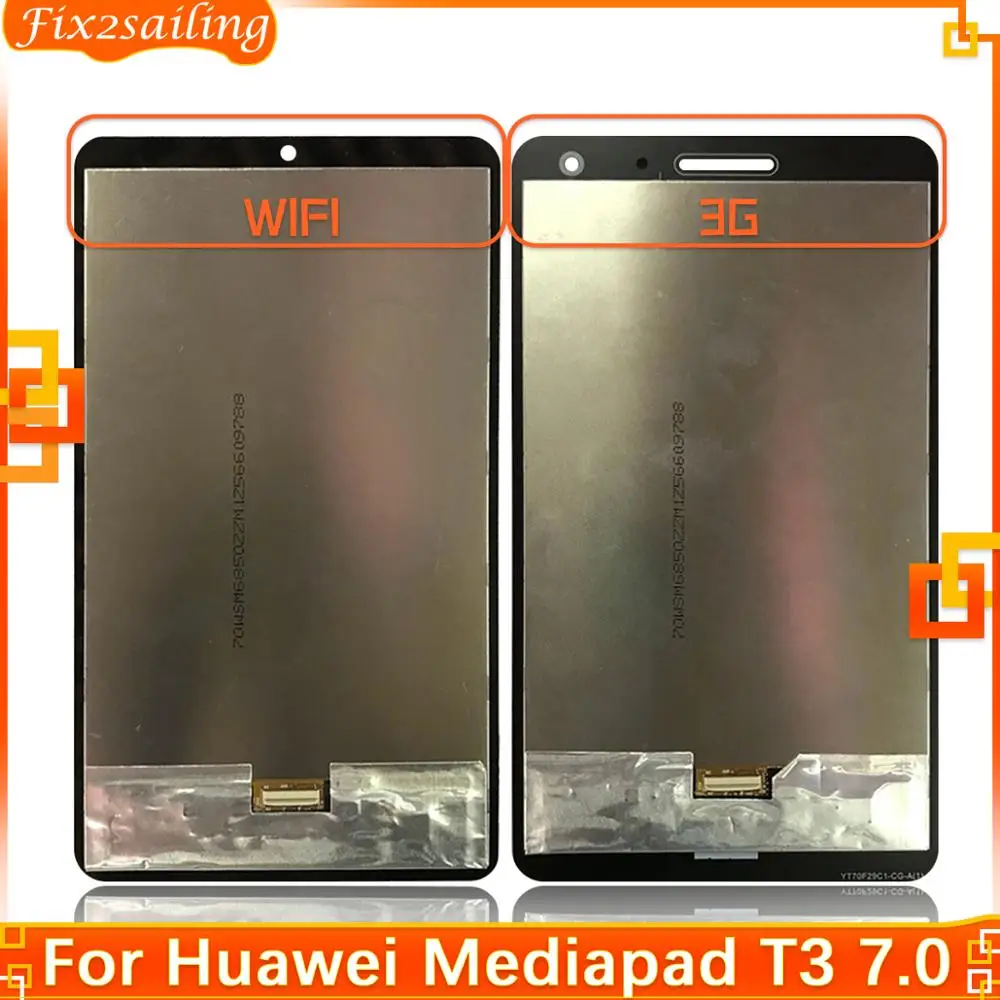 จอแสดงผล LCD ใหม่สำหรับ Huawei Mediapad T3 7.0 BG2 W09 BG2 U01 BG2 U03 ...