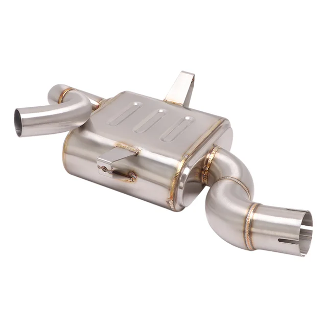 Slip On For Benelli 502C 502 Motorcycle Catalyst Delete Mid Link Pipe ...