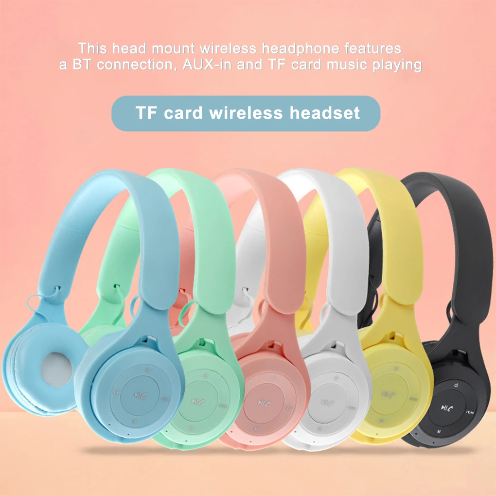 Bluetooth-5-0-Headphone-Wireless-Head-Mount-Headphone-TF-Card ...