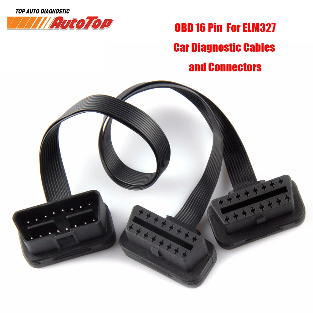 2021 ODB OBD2 Cable 16 Pin 1 Male To 16 Pin 2 Female OBD II OBD2 ...