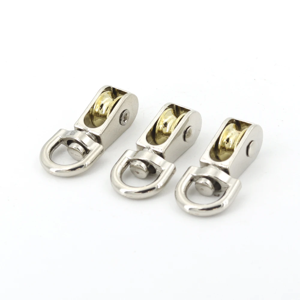 43 mm metal pulley zinc alloy fixed pulley crown block and pulley block ...