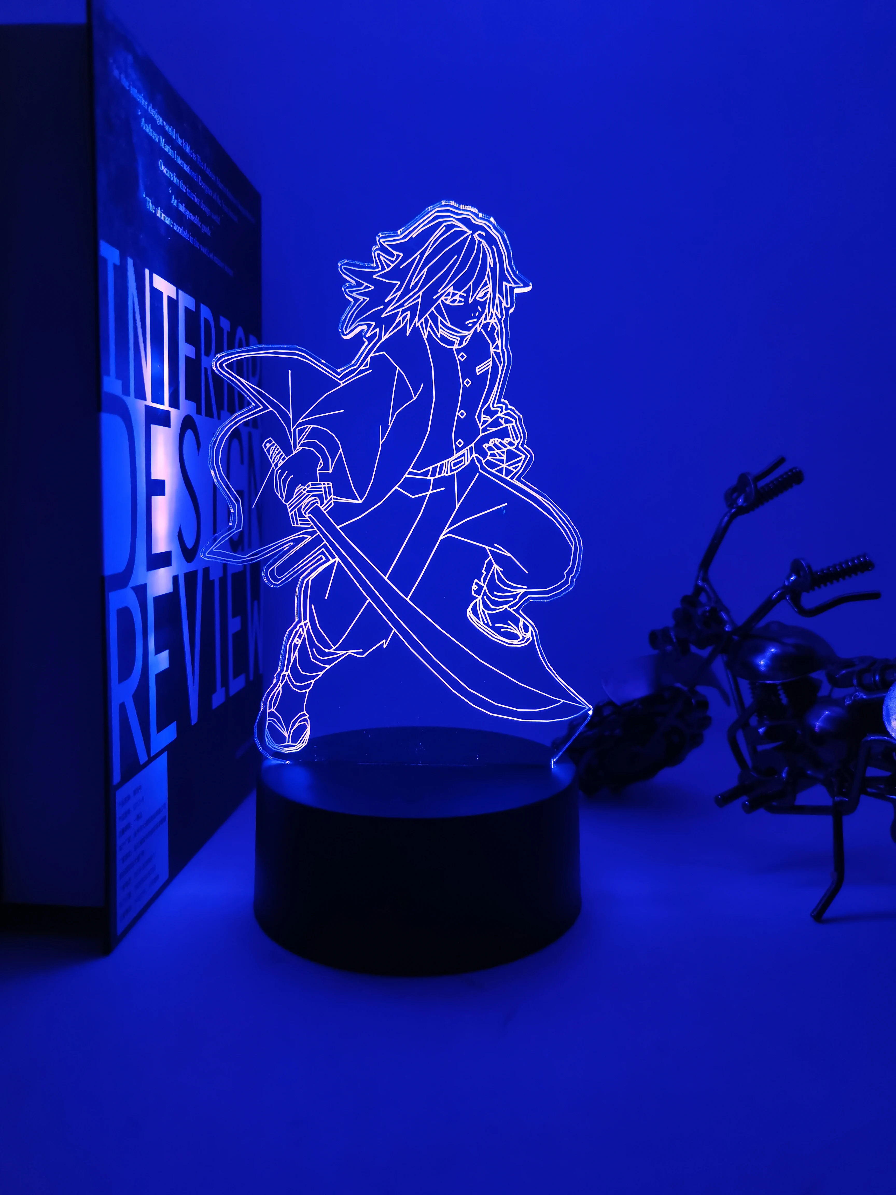 Best Price Anime Kimetsu No Yaiba Giyu Tomioka Light for Bedroom Decor ...