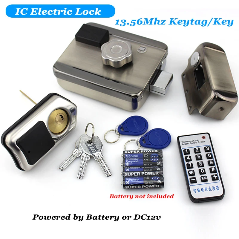Electric Door Opener Battery | Electric Gate Lock System | Electronic ...