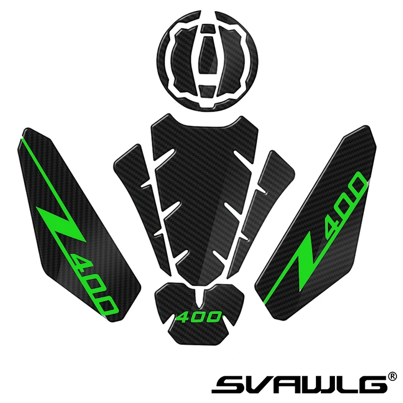 Motorcycle-Gas-Tank-Cover-Pad-Protector-Carbon-Fiber-Moto-for-Kawasaki ...