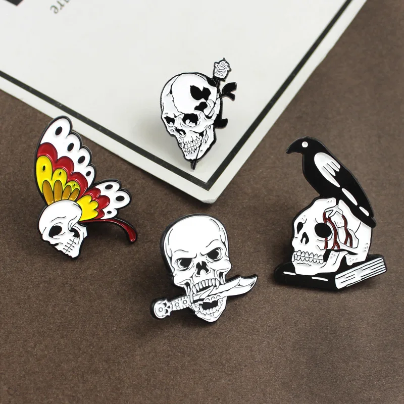 Flash Girl Skull Face