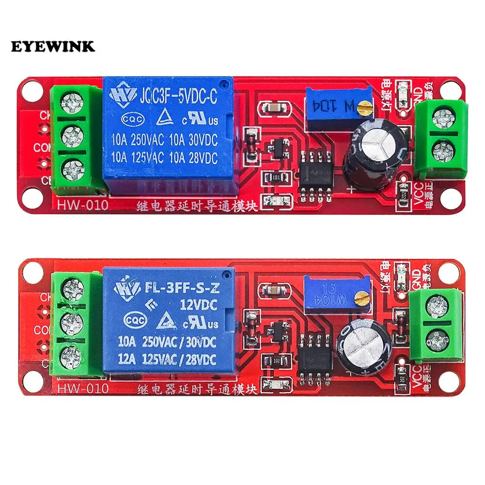 1PCS-5V-12V-Delay-Timer-Monostable-Switch-Relay-Module-NE555-Car ...