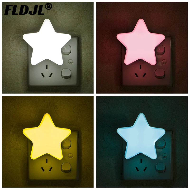 Mini-Star-LED-Night-Light-Bedside-Lamp-Energy-Saving-Decor-Light ...