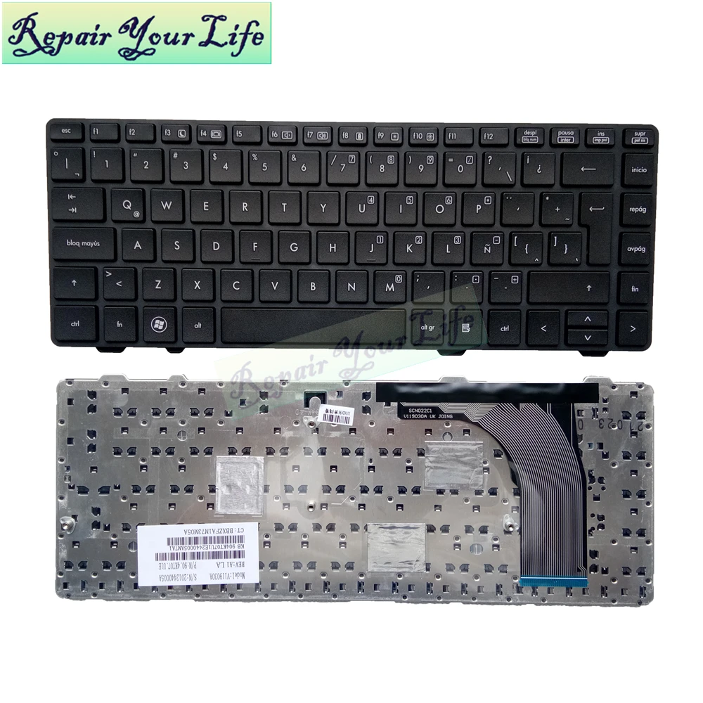 Teclado portátil para HP, para Probook 6360B 6360 latin standard negro ...