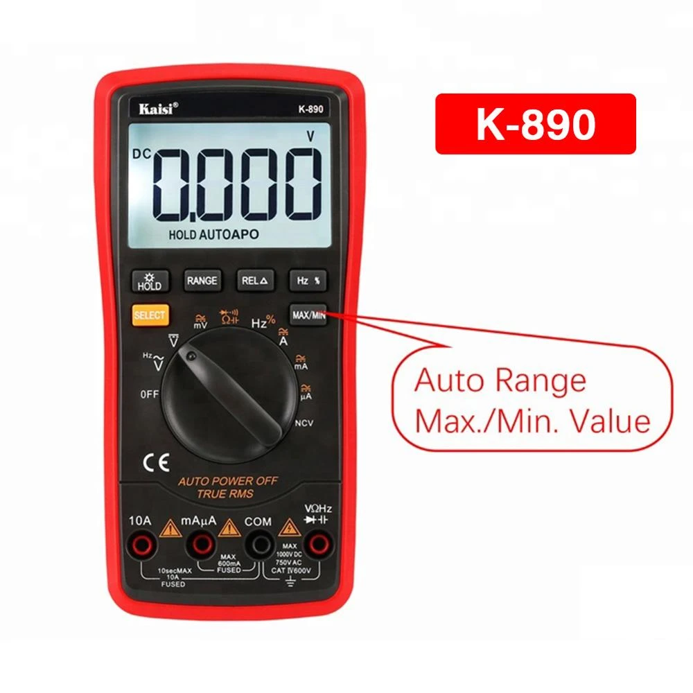 Kaisi K 890/K 9033อัตโนมัติHigh Precision Digital Multimeterอุณหภูมิ ...