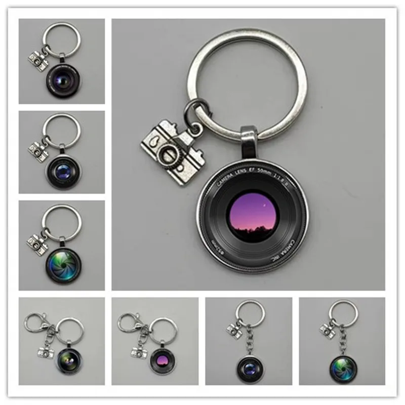 Glass Camera Lens Keychain | Glass Pendant Keychain | Key Chains - New ...