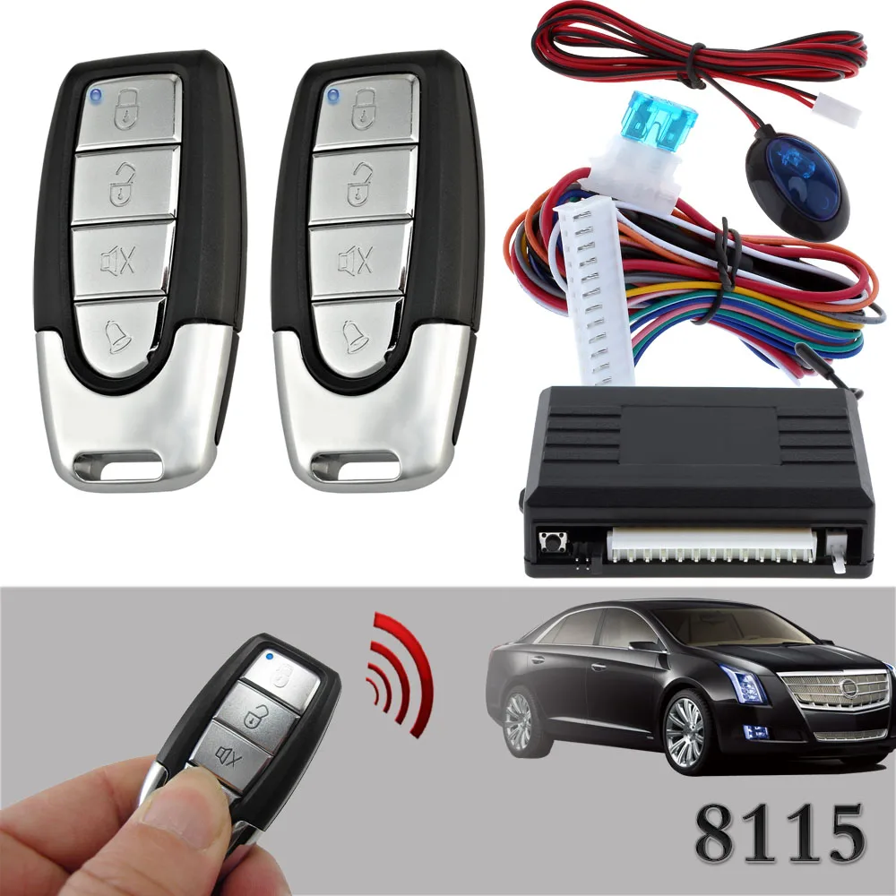 Keyless Entry System For Automobile Central Lock Car One-Way Alarm ...