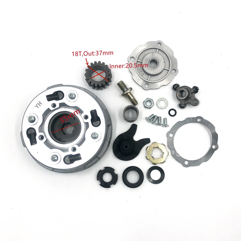 18t Semi Automatic Clutch Assy For 50cc 90cc 110cc 125cc Atv Quad ...