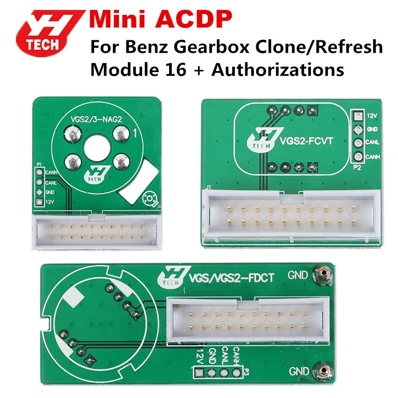 YANHUA Mini ACDP For Benz Gearbox Clone/Refresh Module 16 VGS FDCT/VGS2 ...