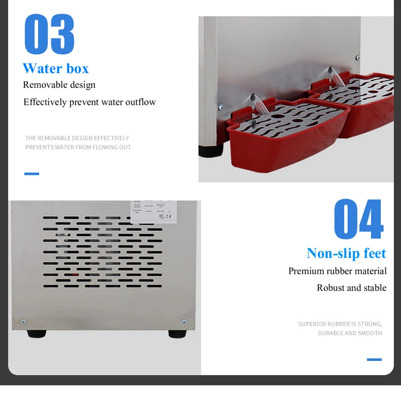 Commercial Slushy Machine Snow Melting Machine For Cafe Snack Bar Home ...