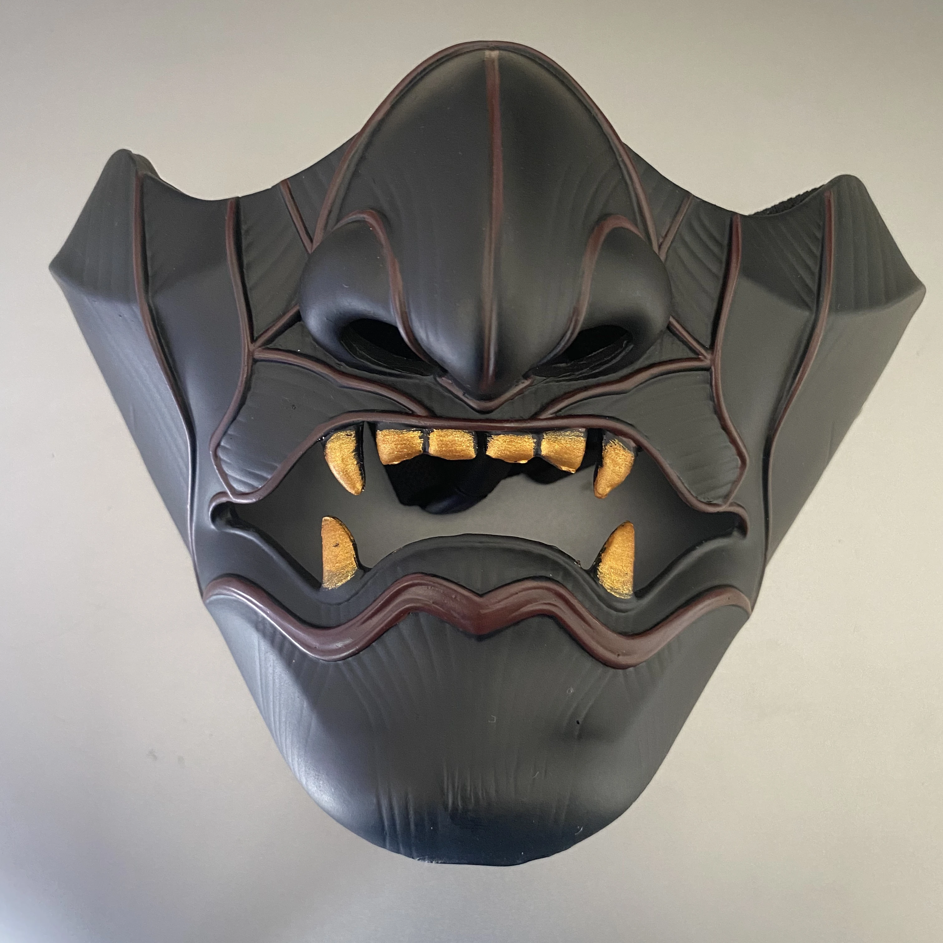 Ghost-of-Tsushima-Mask-Jin-Sakai-Cosplay-Half-Face-Samurai-Warrior-Face ...