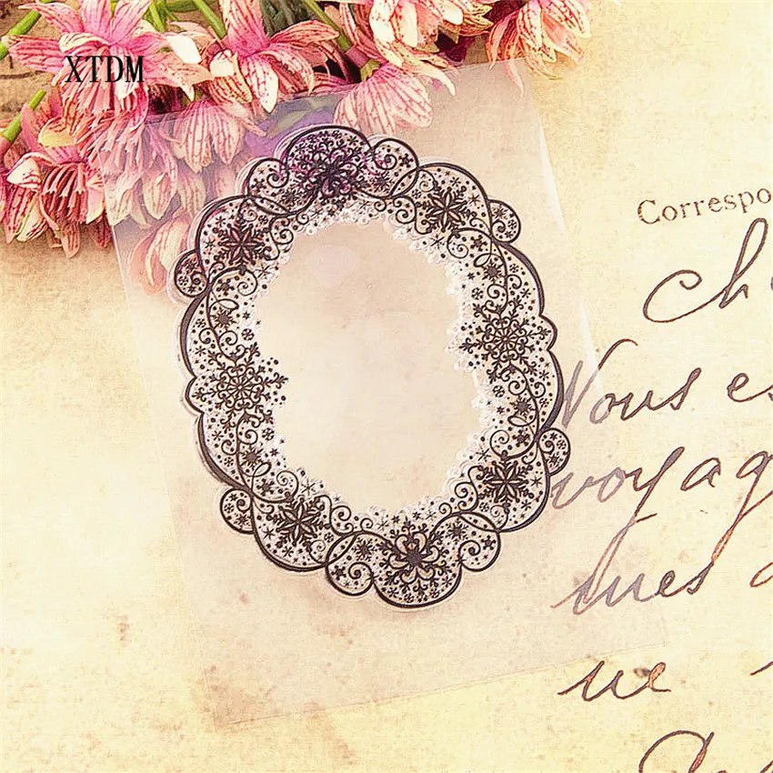 Hot Selling Photo Frame Transparent Clear Stamp / Silicone Seal Roller ...