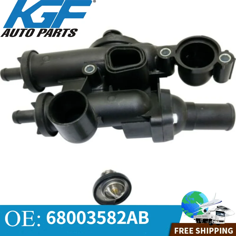 100-new-high-quality-Thermostat-Housing-For-Jeep-Compass-Patriot-Dodge ...