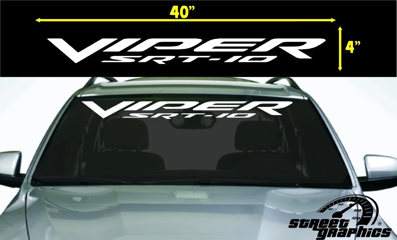For DODGE VIPER WINDSHIELD DECAL STICKER|Car Stickers| - AliExpress