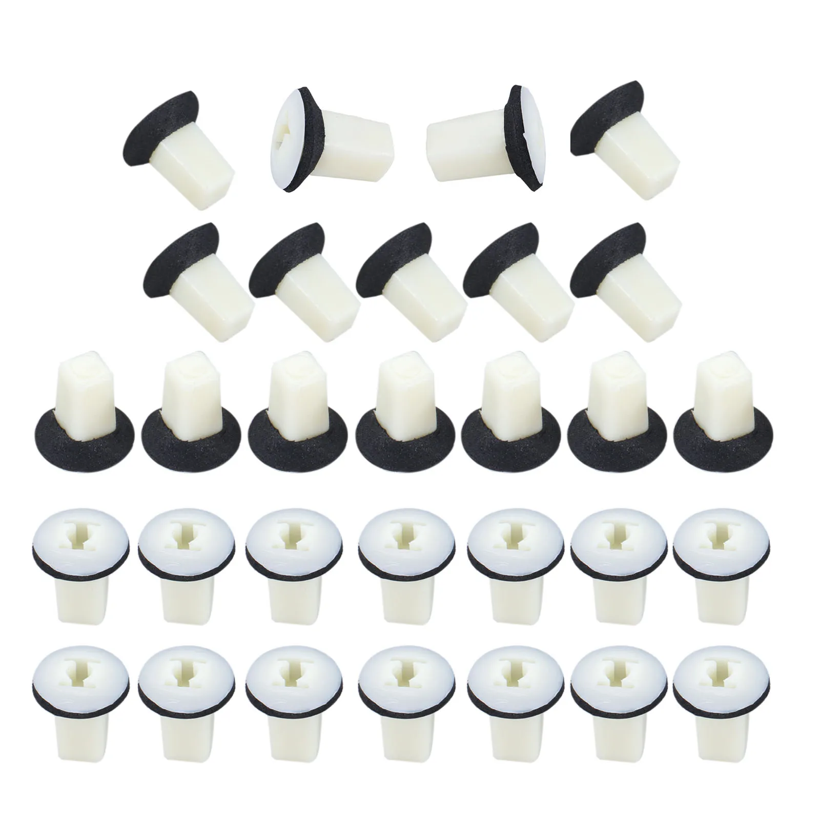 30Pcs-Car-Auto-Fasteners-Trunk-Trim-8-Screw-Grommet-Clips-Rivet ...