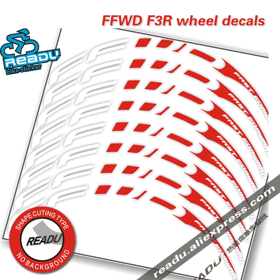Ffwd F3r Road Bicycle Wheel Group Stickers F3r Replacement Sticker ...