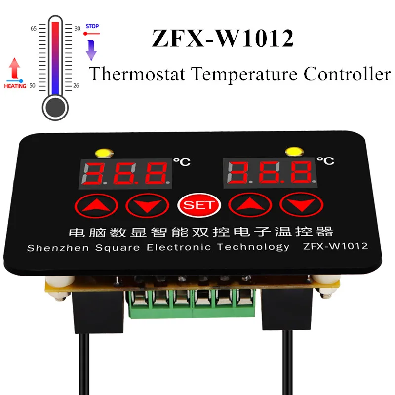 ZFX-W1012-Digital-Thermostat-Sensor-Incubator-Temperature-Controller ...
