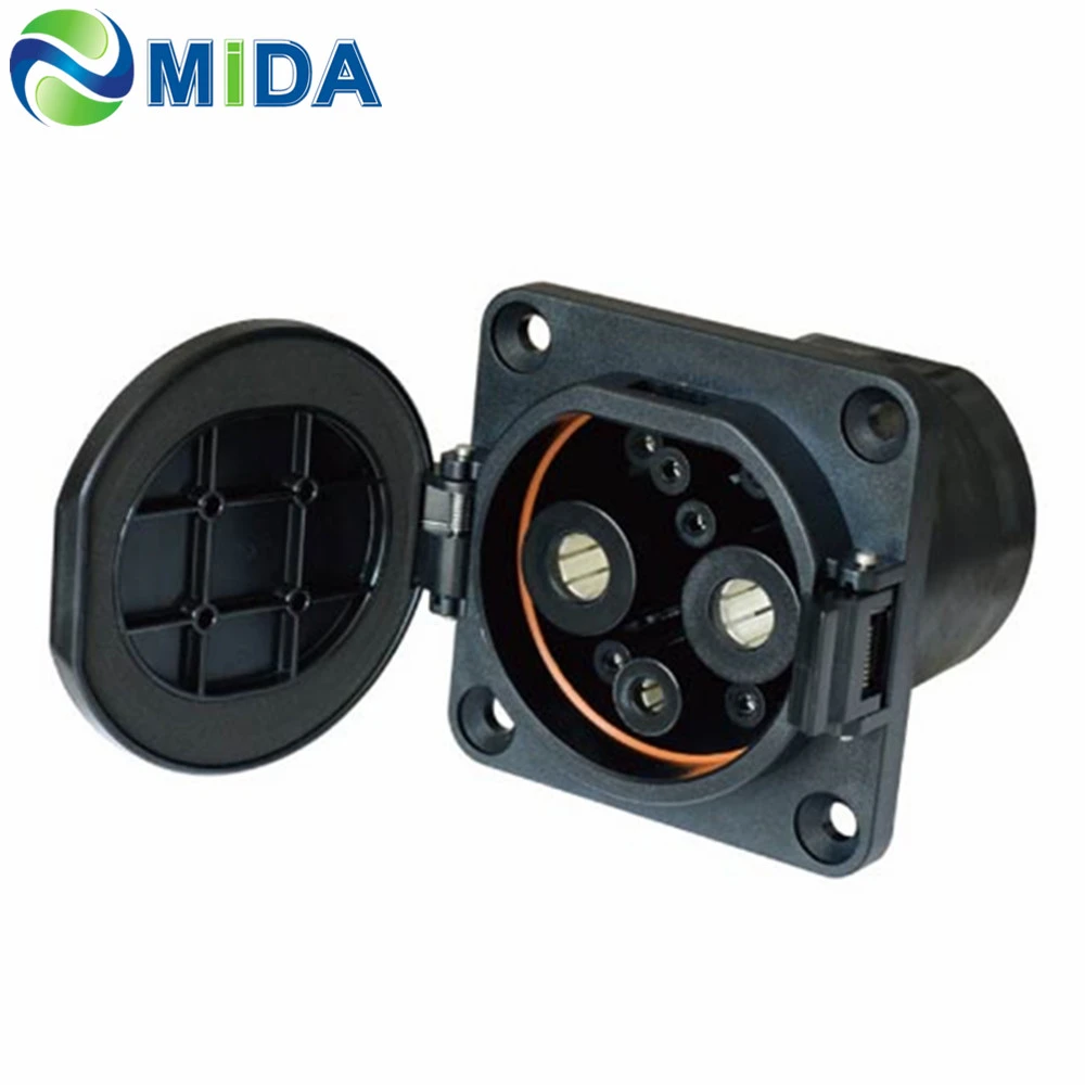 China Standard Ev Charger Plug 200amp Dc Charging Socket Electric Car ...