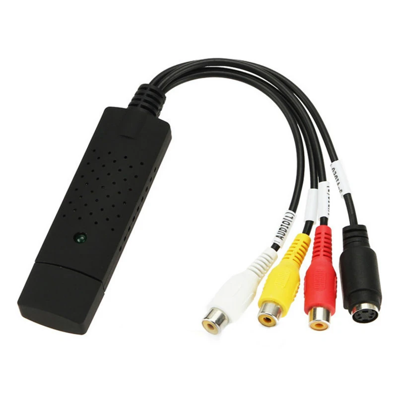 USB 2.0 Video Capture Card For TV DVD VHS capture deviceAudio Video ...