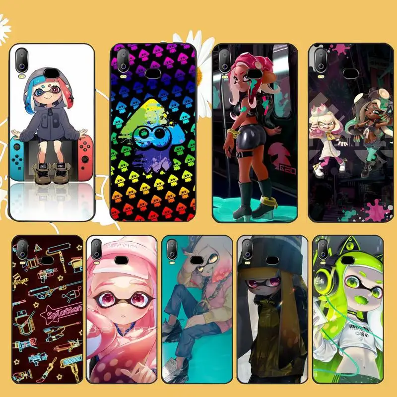 PENGHUWAN cute Splatoon game DIY Painted Bling Phone Case For Samsung ...